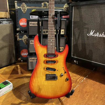 Fender Special Edition Showmaster FA SSS Cherry Sunburst 2004 | Reverb