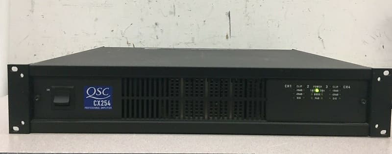 QSC Audio Products, CX254 Professional Power Amplifier, 250 | Reverb