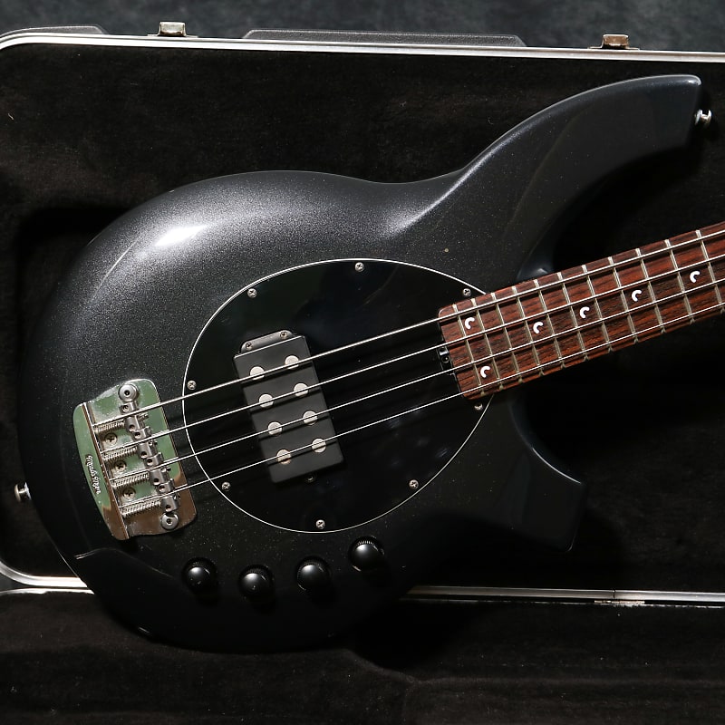 2004 Music Man Bongo 4H - Sapphire Black | Reverb UK