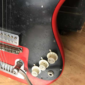 Hofner Super Solid V2 Early 1960s Red Mark Knopfler Model | Reverb