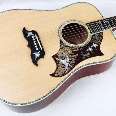 Gibson Doves in Flight 12 String Rare Custom Acoustic Guitar | Reverb