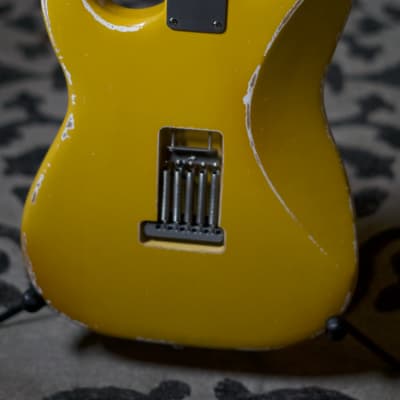 MJT/Warmoth S-Style - Yellow | Reverb