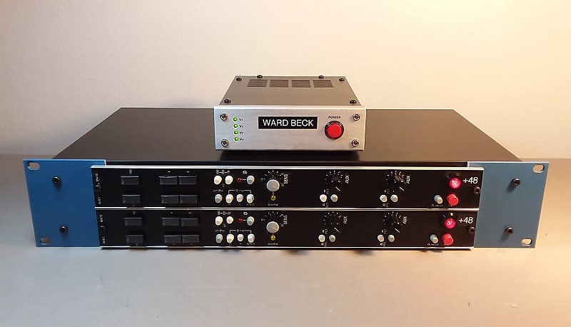 Ward Beck M470 dual Mic Preamp rack + external power | Reverb Canada