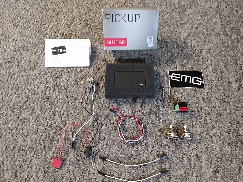 EMG 81 Bridge Active Guitar Pickup Black 2022 | Reverb