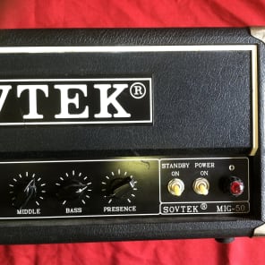 Sovtek Mig-50 50 watt guitar amplifier head | Reverb