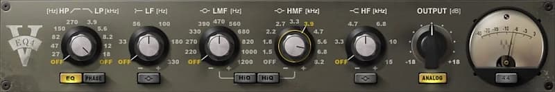 Waves V-EQ4 (Download) Multiband Precision with a Rich, | Reverb