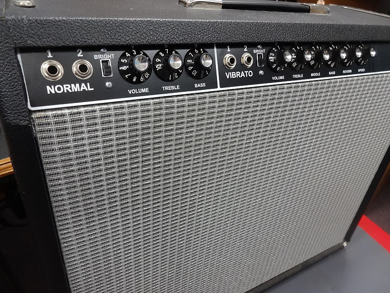 D-Lab Vibroverb professional hand wired clone 40 watt 6L6 | Reverb