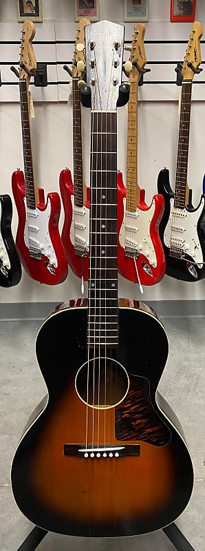 Carson J. Robison Pre-War Acoustic 1930s Sunburst | Reverb