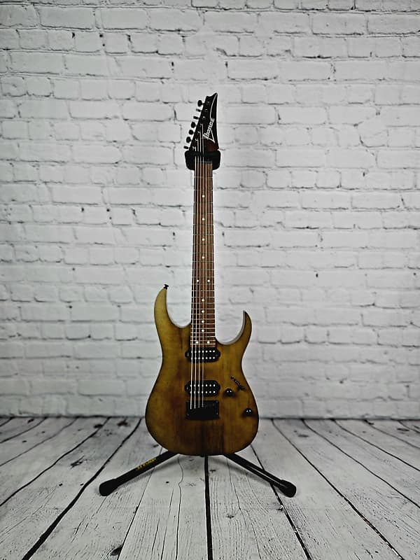 Ibanez RG7421 WNF 7 String Electric Guitar Walnut Flat | Reverb