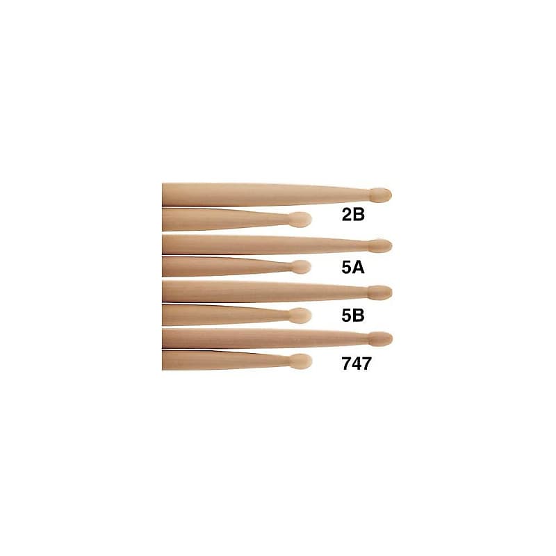 Promark Natural Hickory Drumsticks Nylon 5A | Reverb