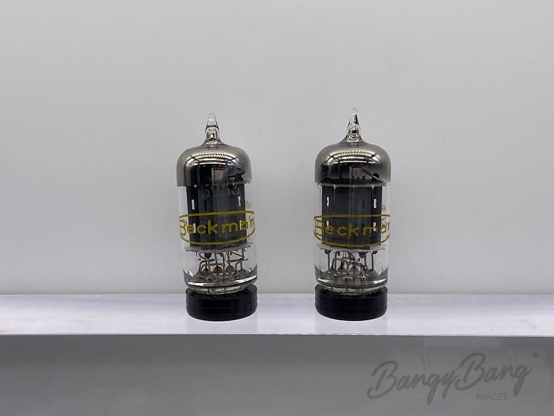 Matched Pair Beckman 5963/12AU7/ECC83 Preamp Vacuum Tube | Reverb