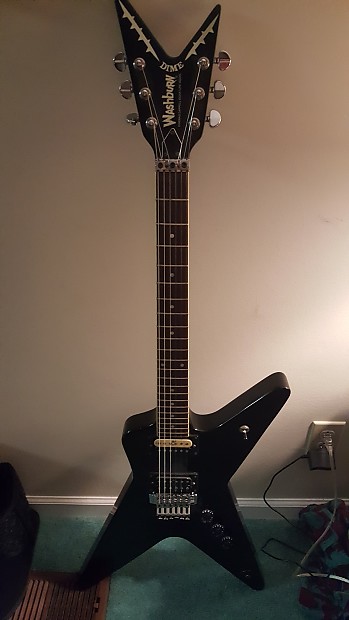 Washburn Dimebag 333 blackjack 1995 Black | Reverb UK