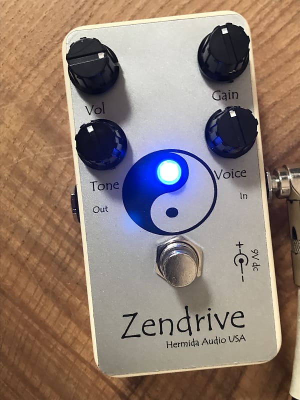 Hermida Audio White Zendrive Overdrive Effects Pedal Rare | Reverb