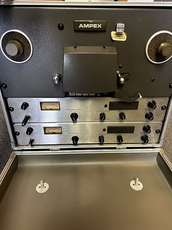 Vintage Ampex AG-500 Reel to Reel Tape Deck | Reverb
