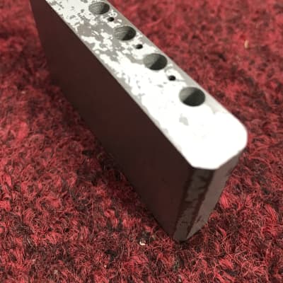 Fender Stratocaster Left Handed Bridge Steel Tremolo Block | Reverb UK