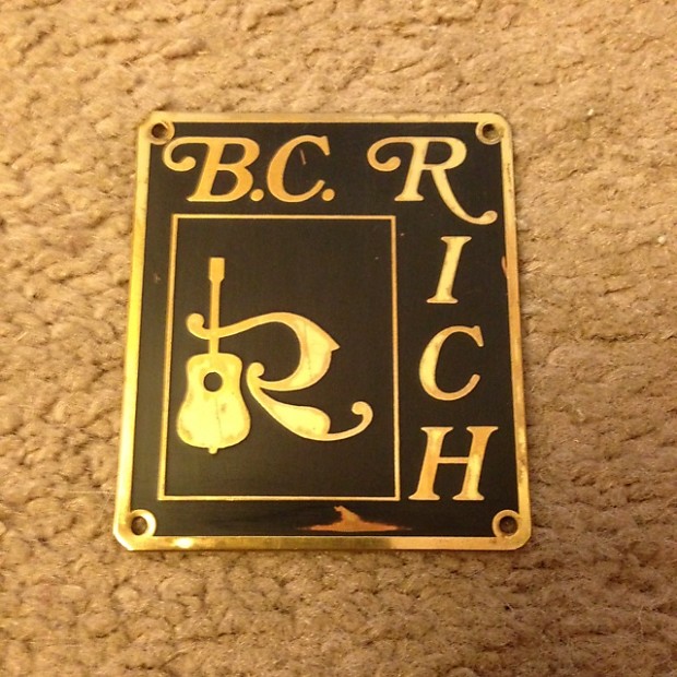 Vintage BC Rich Metal Guitar Case Plate | Reverb