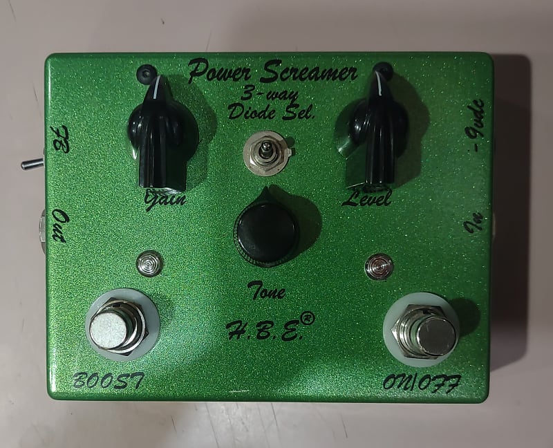 H.B.E. Power Screamer Overdrive Pedal w/Boost | Reverb