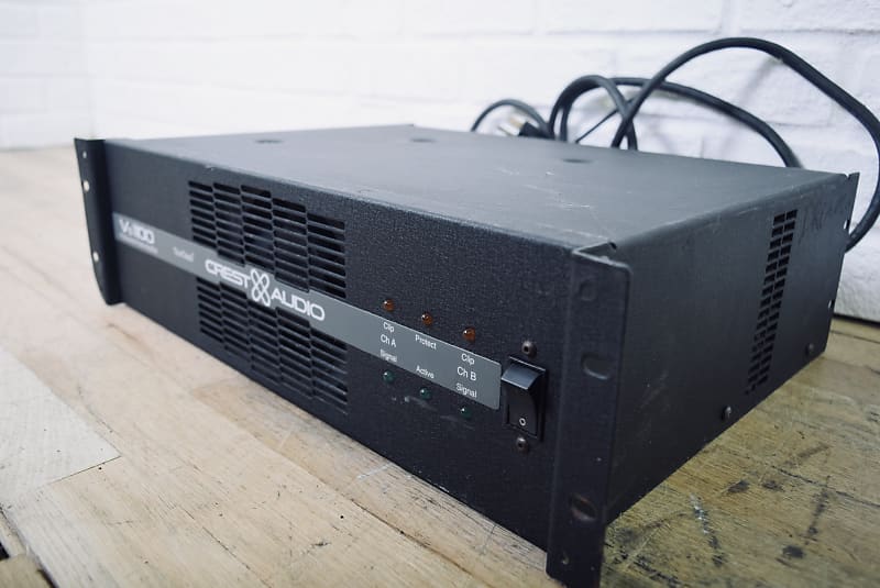 Crest Audio Vs1100 professional power amp amplifier in very | Reverb