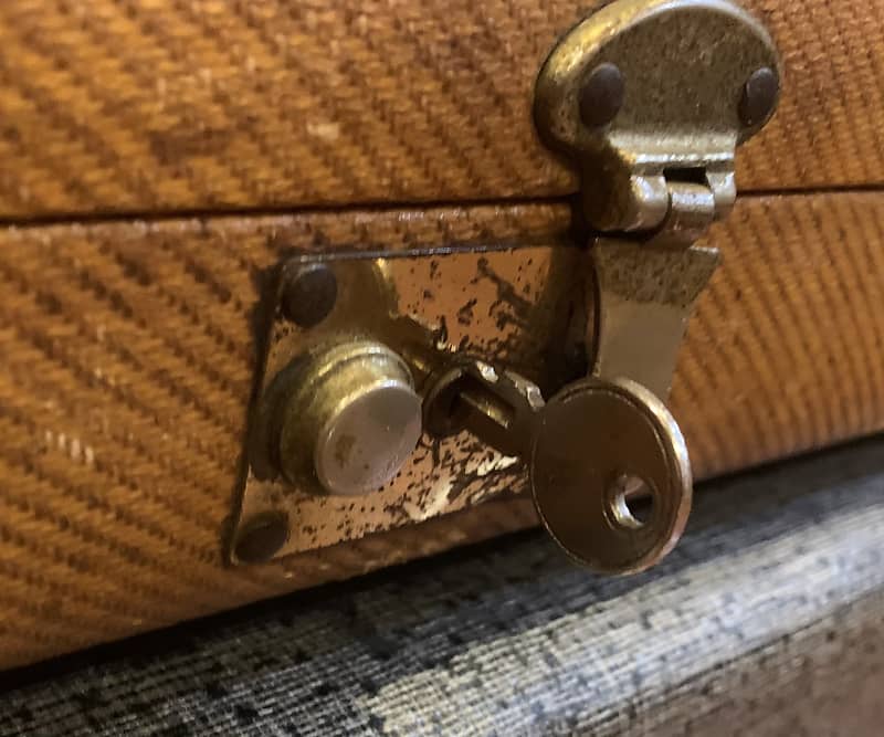 1959 Presto Fender guitar case key | Reverb