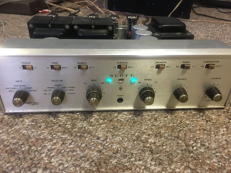 Scott 299D Stereo Integrated 7591 Tube Amp w/ Orig Manual | Reverb