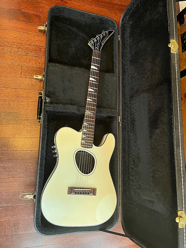 1986 Kramer Ferrington KFT1 tele acoustic guitar OHSC | Reverb