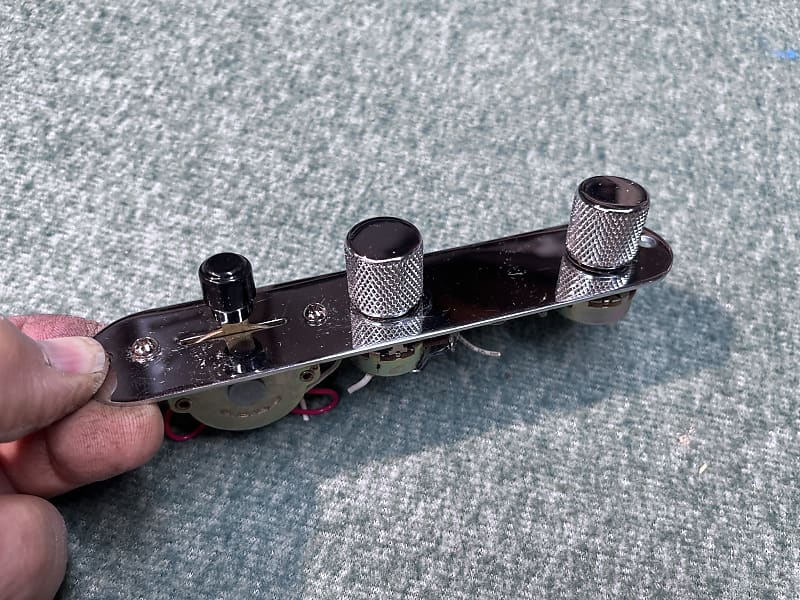 1980s loaded Telecaster control plate | Reverb