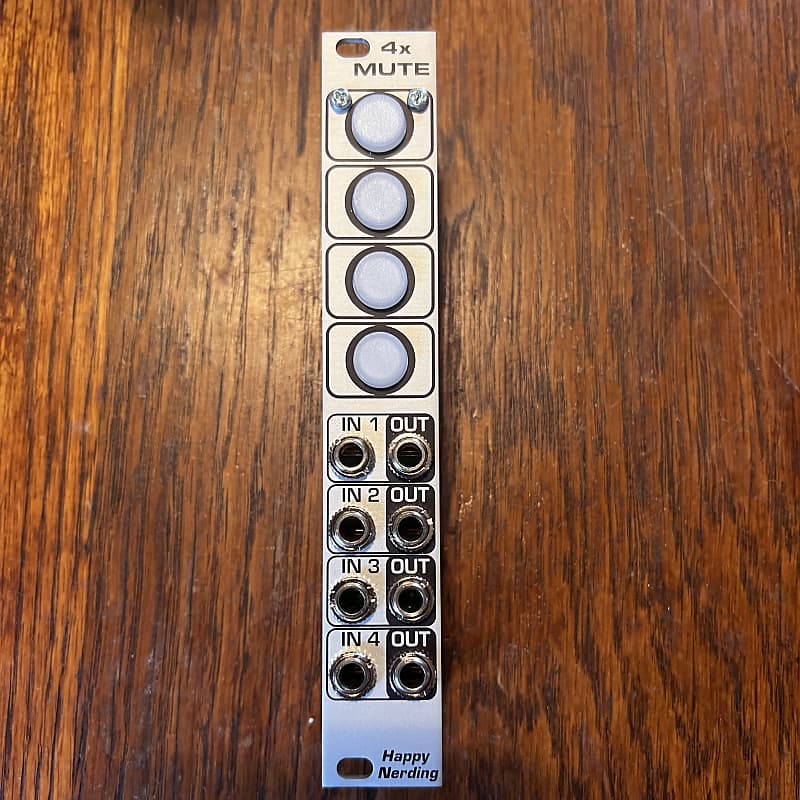 Happy Nerding 4xMUTE - Silver | Reverb
