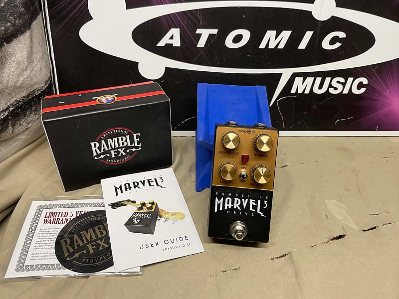 Ramble FX Marvel 3 Drive Overdrive Pedal with Box | Reverb