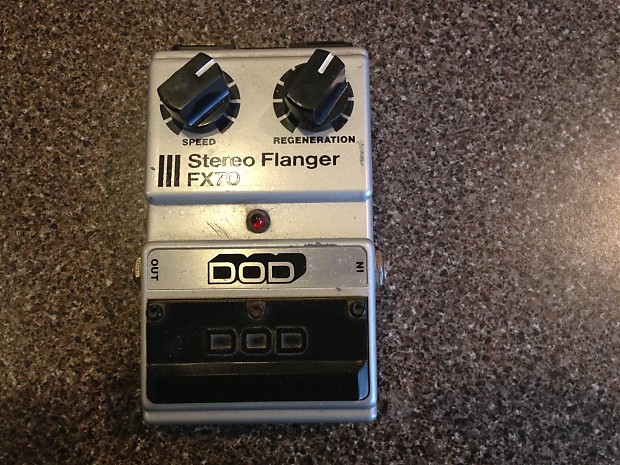 DOD Stereo Flanger 1990's Silver | Reverb