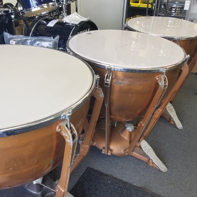 Ludwig Vintage "WFL" set of 3 Copper Timpani Ludwig 1950's - | Reverb