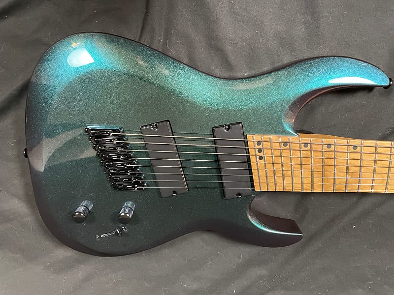 Harley Benton R-458FFB ROASTED 8-String MULTISCALE Guitar | Reverb