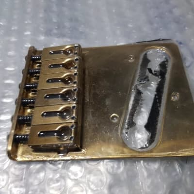 70's SOLID BRASS BRIDGE for TELECASTER | Reverb España