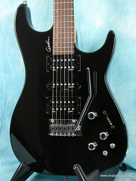 Godin Freeway SA 2016 Black Finish Flaw Factory 2nd | Reverb