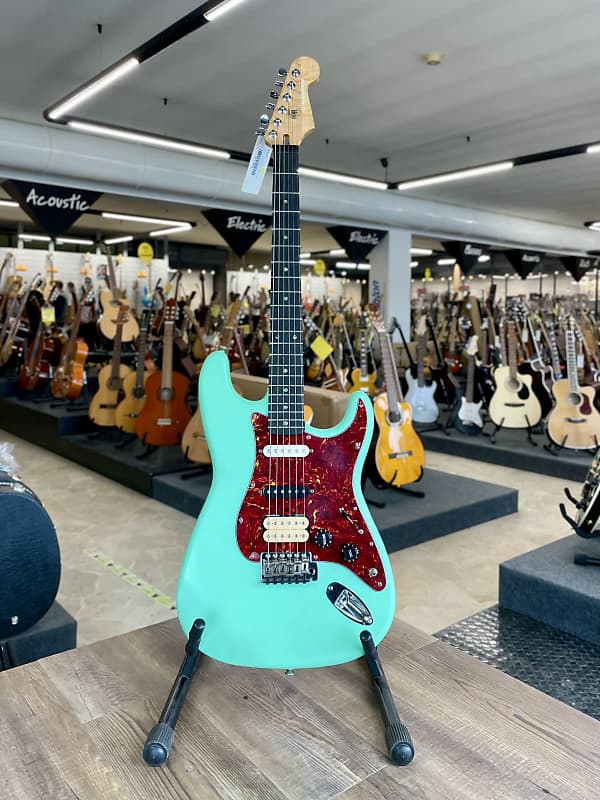 Dan Ransom TIPO STRATO SURF GREEN + BORSA | Reverb
