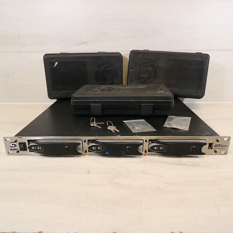 Glyph GT 103 FW400 Rackmount 3-bay FireWire Hard Drives | Reverb