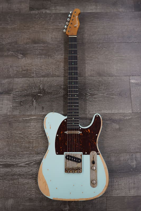 AIO TC3 Relic Electric Guitar - Sonic blue | Reverb