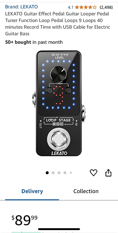 Lekato Loop Statiom 2023 - Black | Reverb