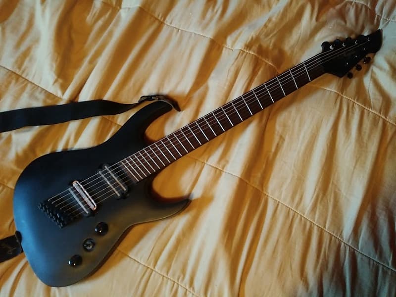 Agile Intrepid Pro 7 - Matte Black - 7 string fanfret | Reverb