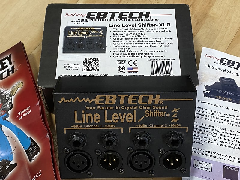 Ebtech LLS 2-channel Line Level Shifter | Reverb
