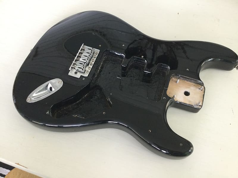 Fender Squier SE Strat Body Black | Reverb