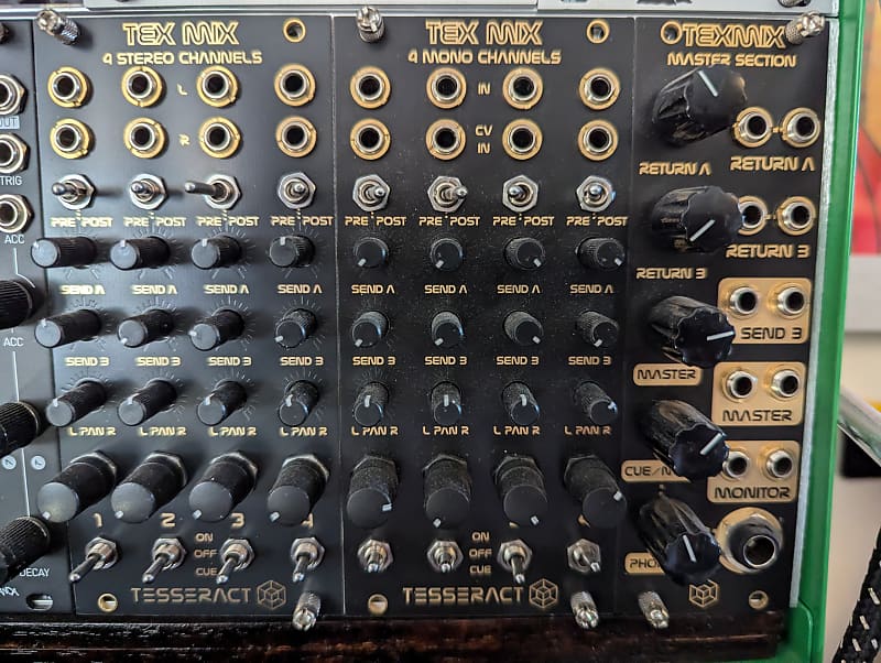 Tesseract Modular Texmix - 4 Mono + 4 Stereo + Main Out 2022 | Reverb