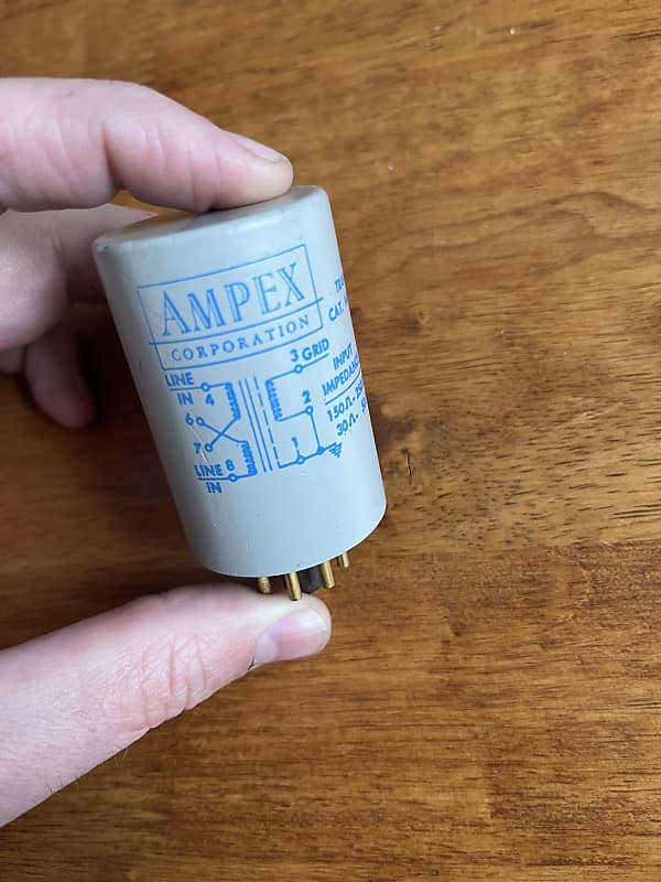 Ampex 351 601 58-0022 Tube Input Transformer Mic Preamp Gold | Reverb