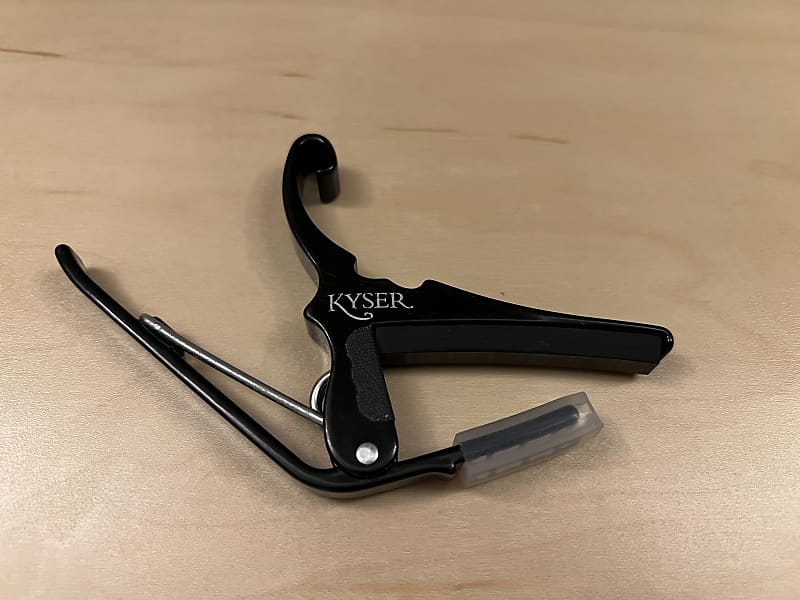 Kyser KG6BC Acoustic Guitar Capo 2020s - Black Chrome | Reverb