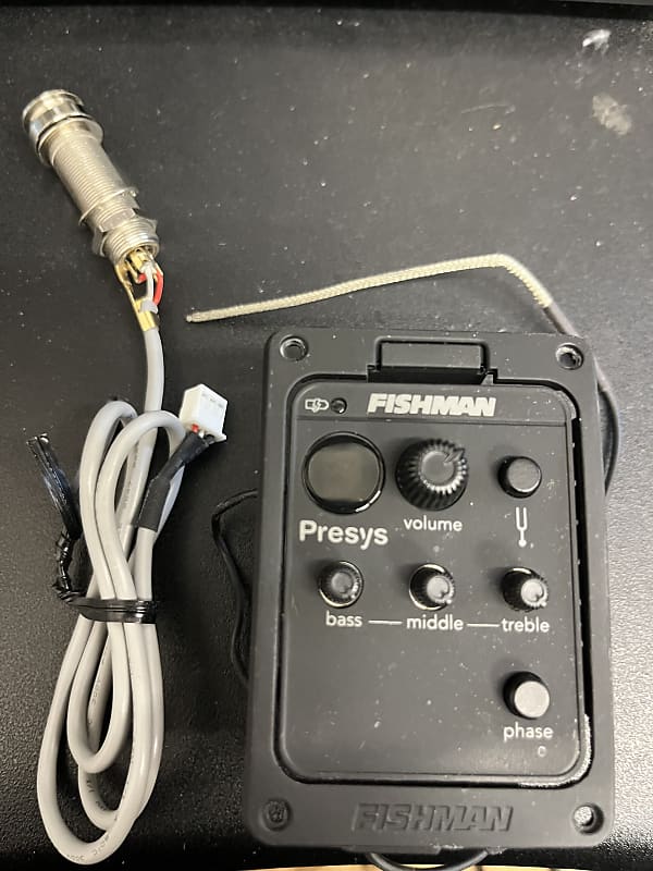 Fishman Presys Acoustic pickup 2023 - Black | Reverb