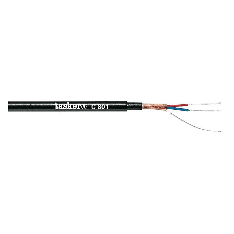 Tasker C801 DMX cable 110 ohms black 100.00 metres | Reverb