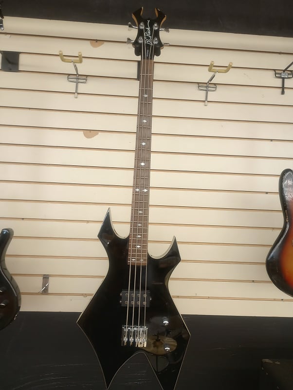 B.C. Rich Warlock Revenge Bass - Black | Reverb