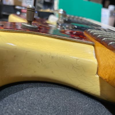 Mosrite 1966 The Ventures Model Mark V White (S/N:B1226) | Reverb