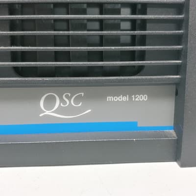 QSC Model 1200 Power Amplifier Tested - Functional Made In | Reverb