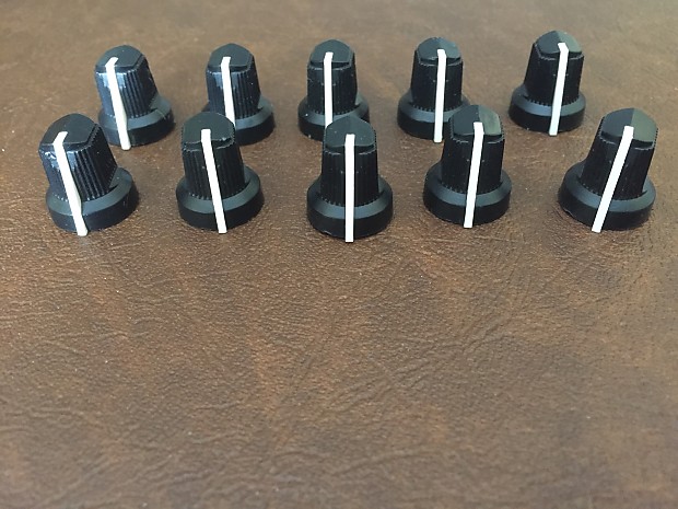 Fender Amplifier Replacement Knobs Black | Reverb