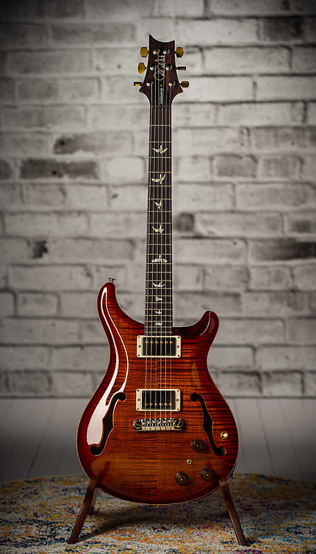 PRS Hollowbody II Piezo 2023 - 10 Top Dark Cherry Burst | Reverb